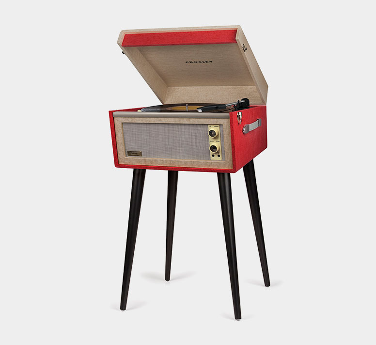 Crosley Bermuda Turntable With Bluetooth – Red – QUALIA